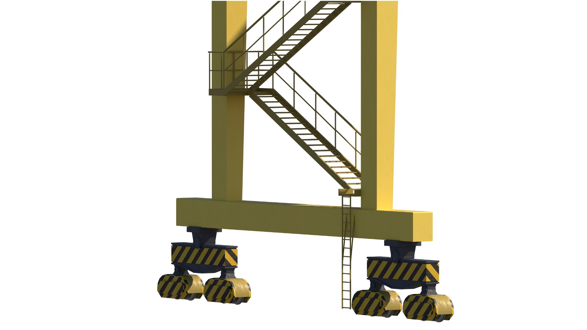 Container RTG Gantry Seaport Crane 3D - TurboSquid 2445974