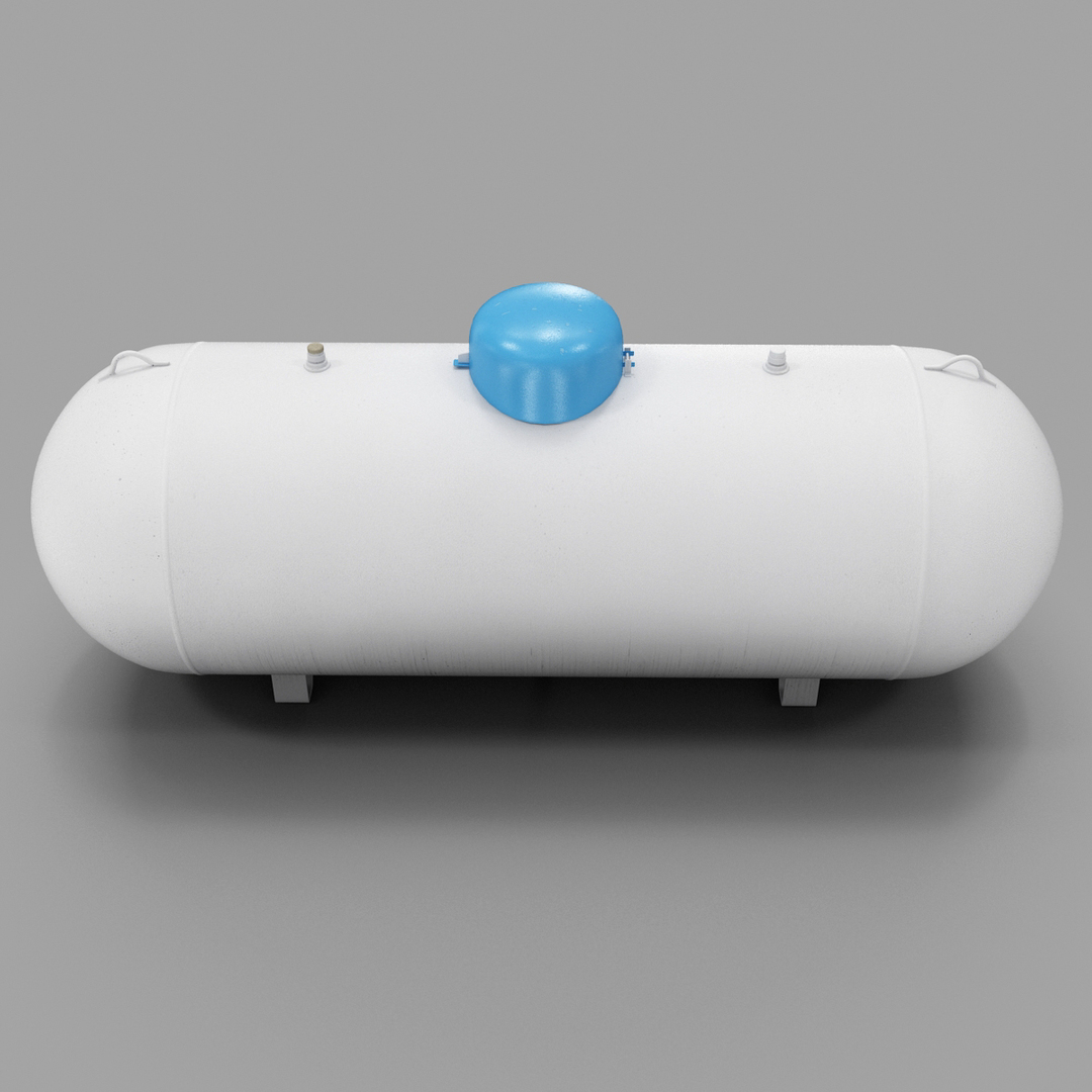 large propane tank 3d model