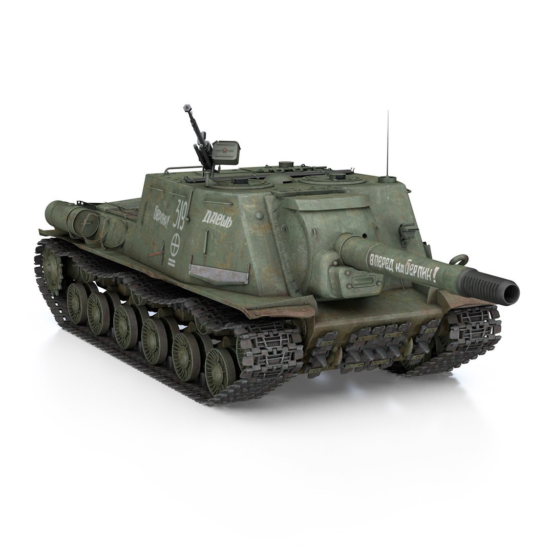 Isu-152 - Heavy 3D Model - TurboSquid 1488089