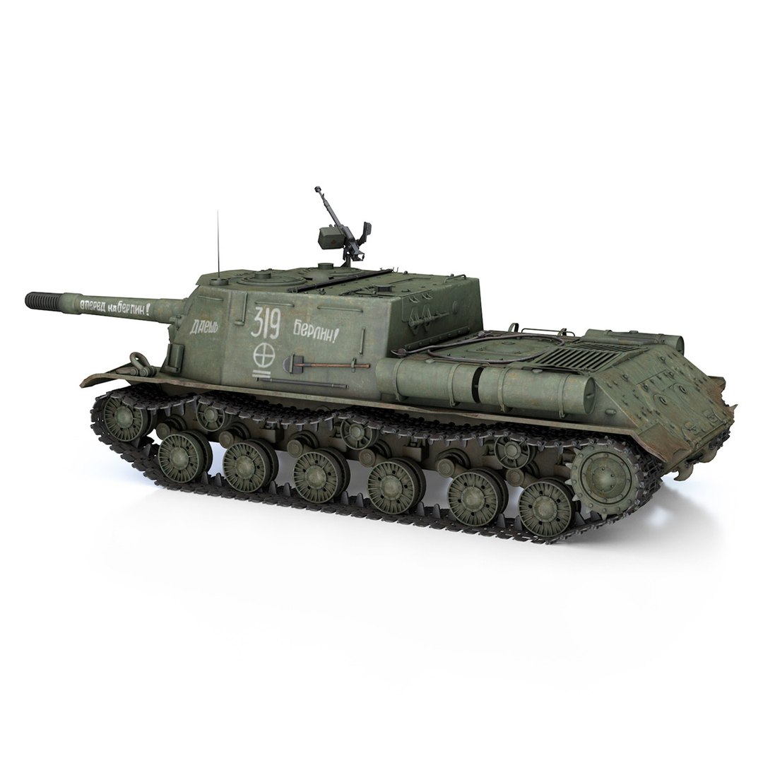 Isu-152 - Heavy 3D Model - TurboSquid 1488089