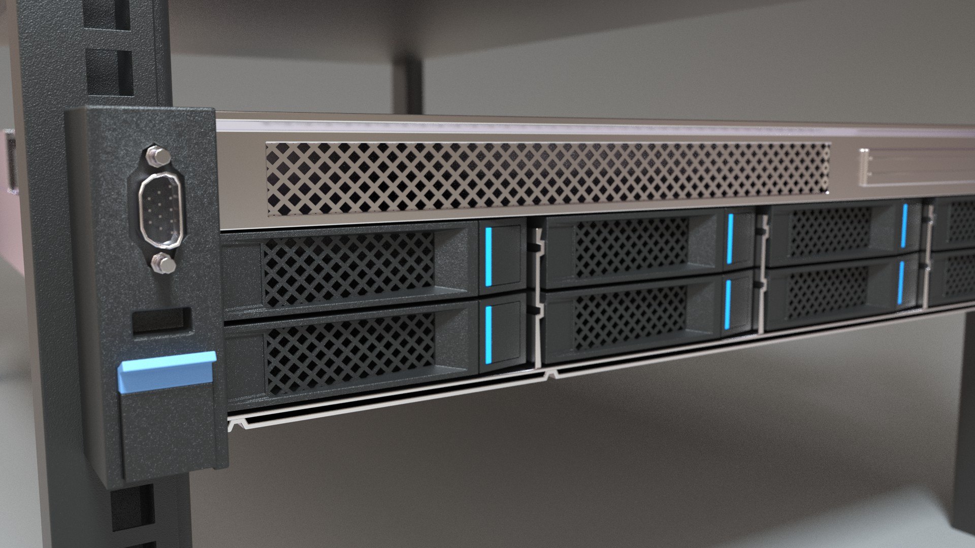 3D Model Host Machine Chassis Memory Model - TurboSquid 1832925