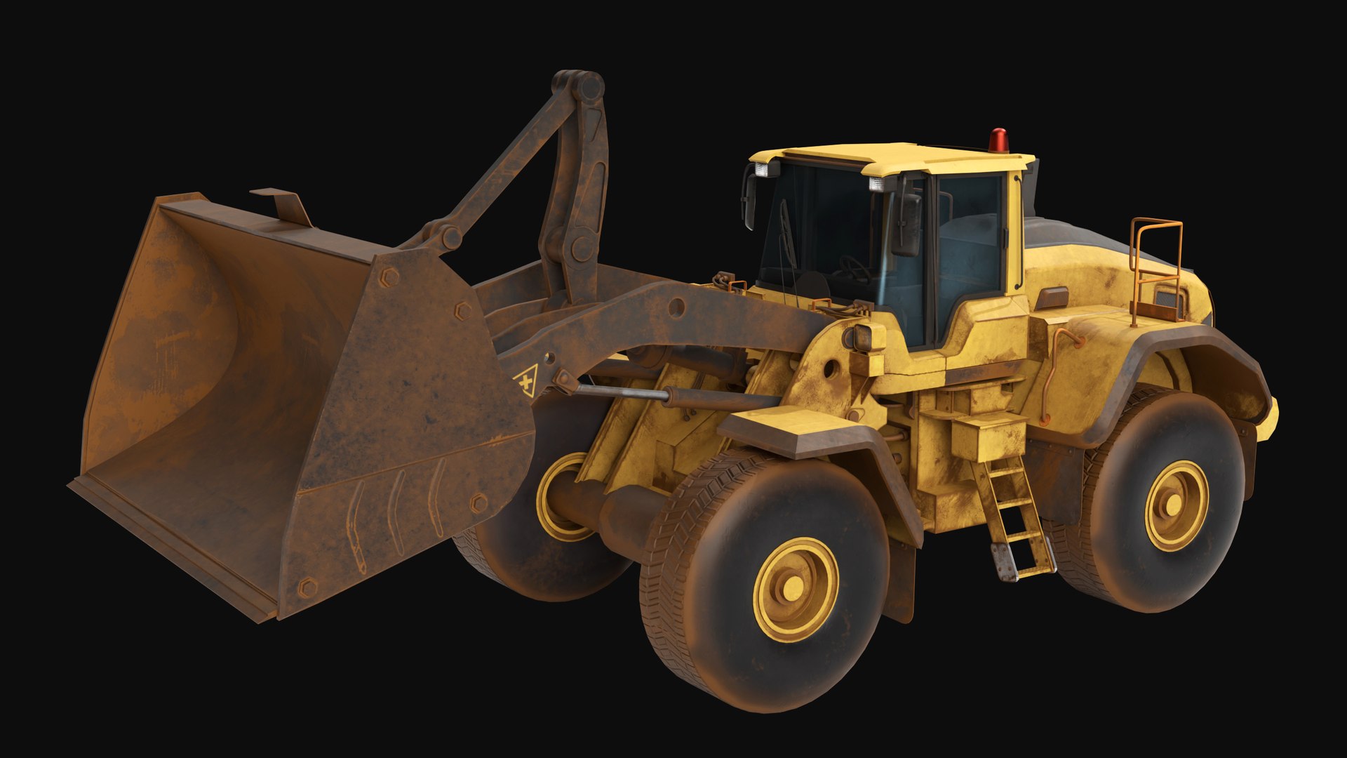 Dirty Mining Truck 02 Wheel Loader All PBR Unity UE Textures 3D model 3D model - TurboSquid 2040189