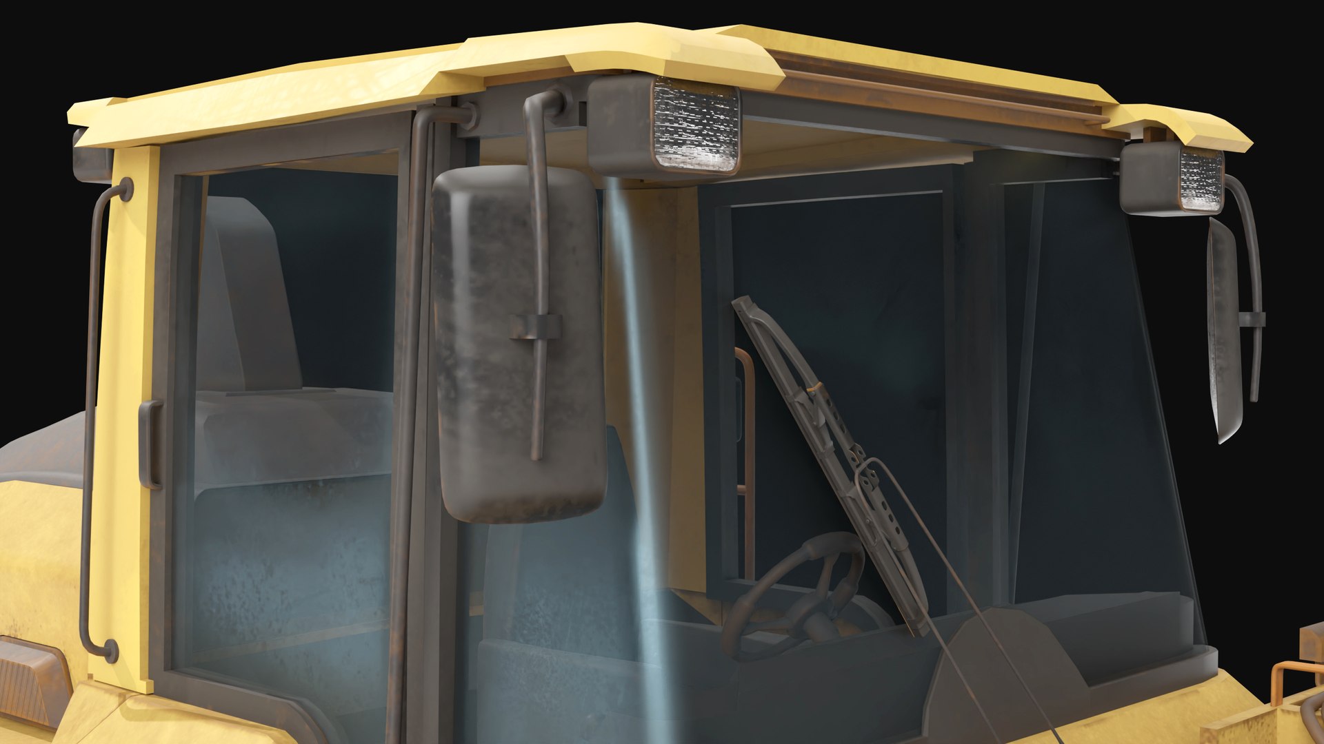 Dirty Mining Truck 02 Wheel Loader All PBR Unity UE Textures 3D model 3D model - TurboSquid 2040189