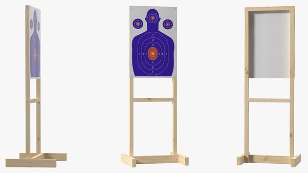 3D Blue Silhouette Shooting Targets model - TurboSquid 1985988
