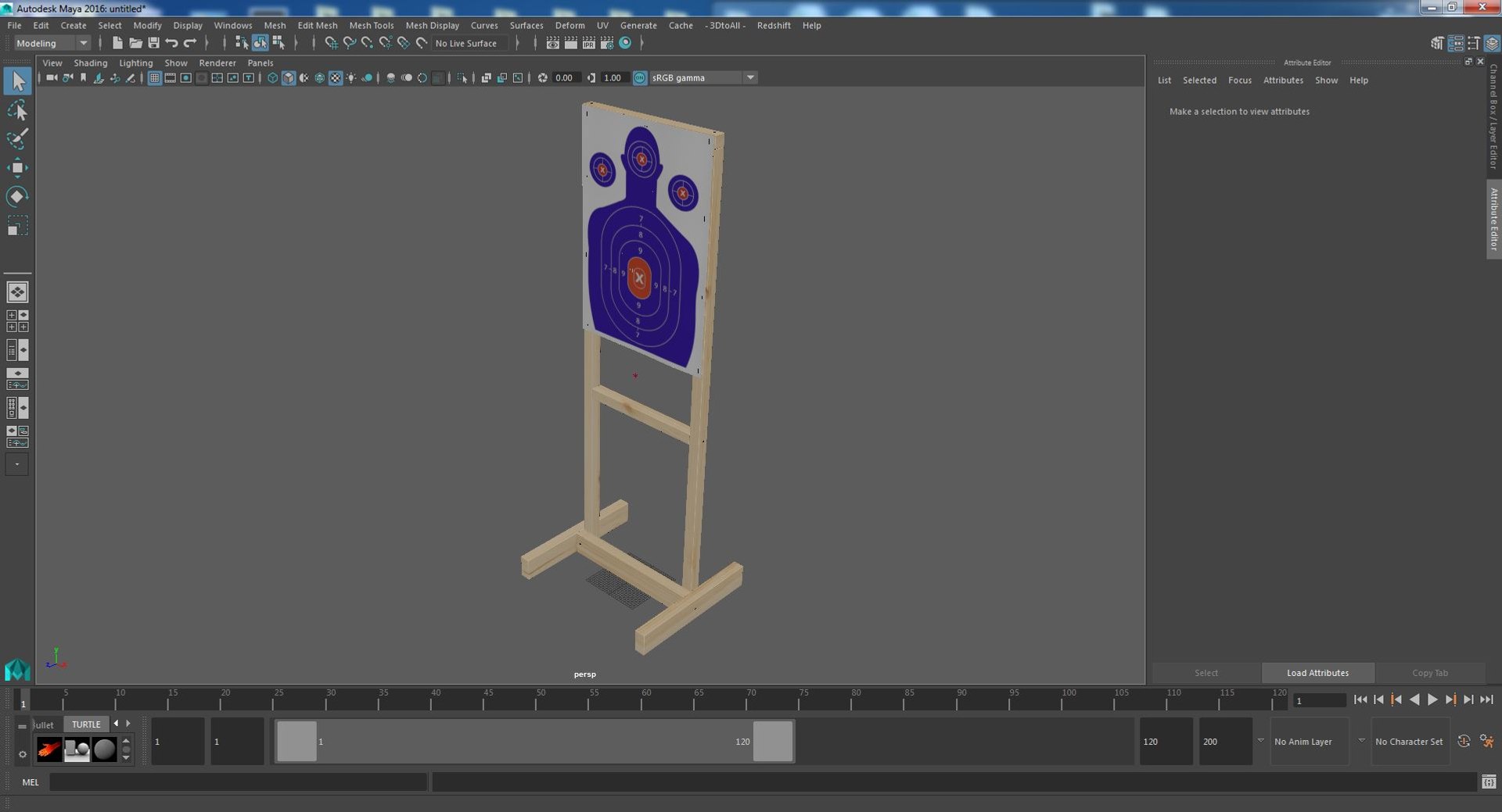 3D Blue Silhouette Shooting Targets Model - TurboSquid 1985988