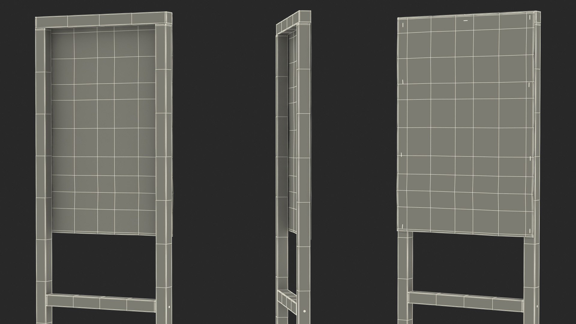 3D Blue Silhouette Shooting Targets Model - TurboSquid 1985988