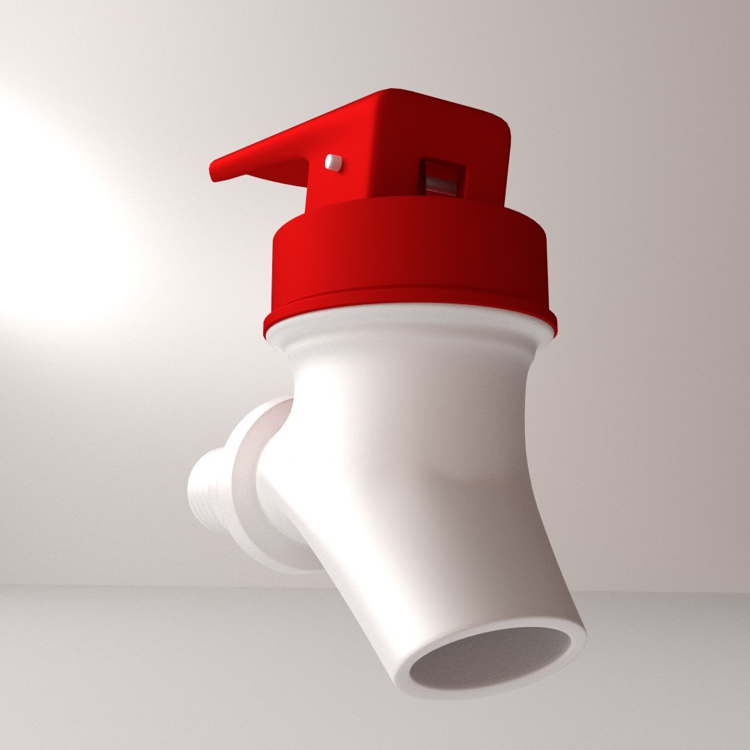3d Push Tap Model