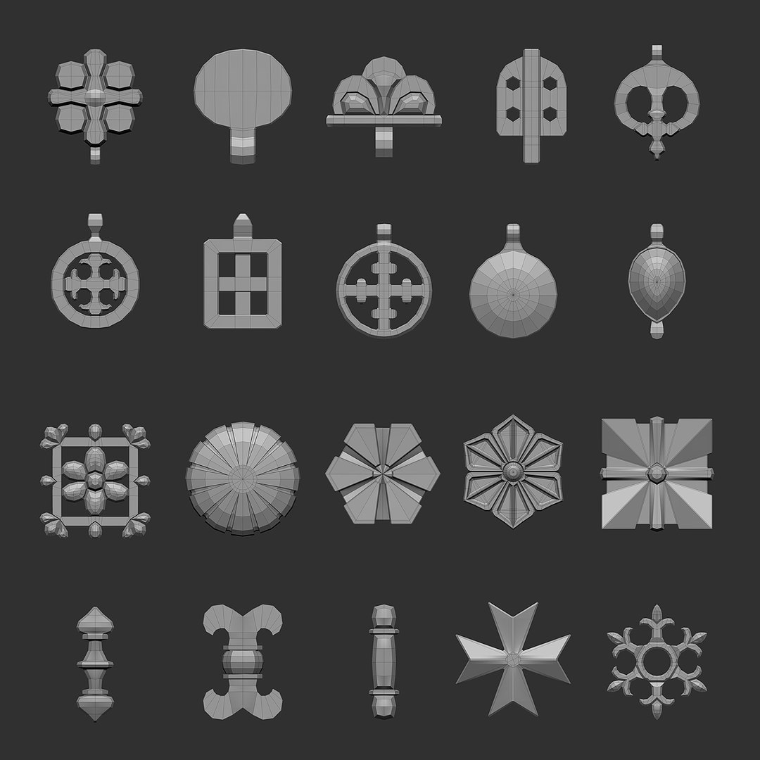 3D Belt Mounts Imm Zbrush Model - TurboSquid 1414787