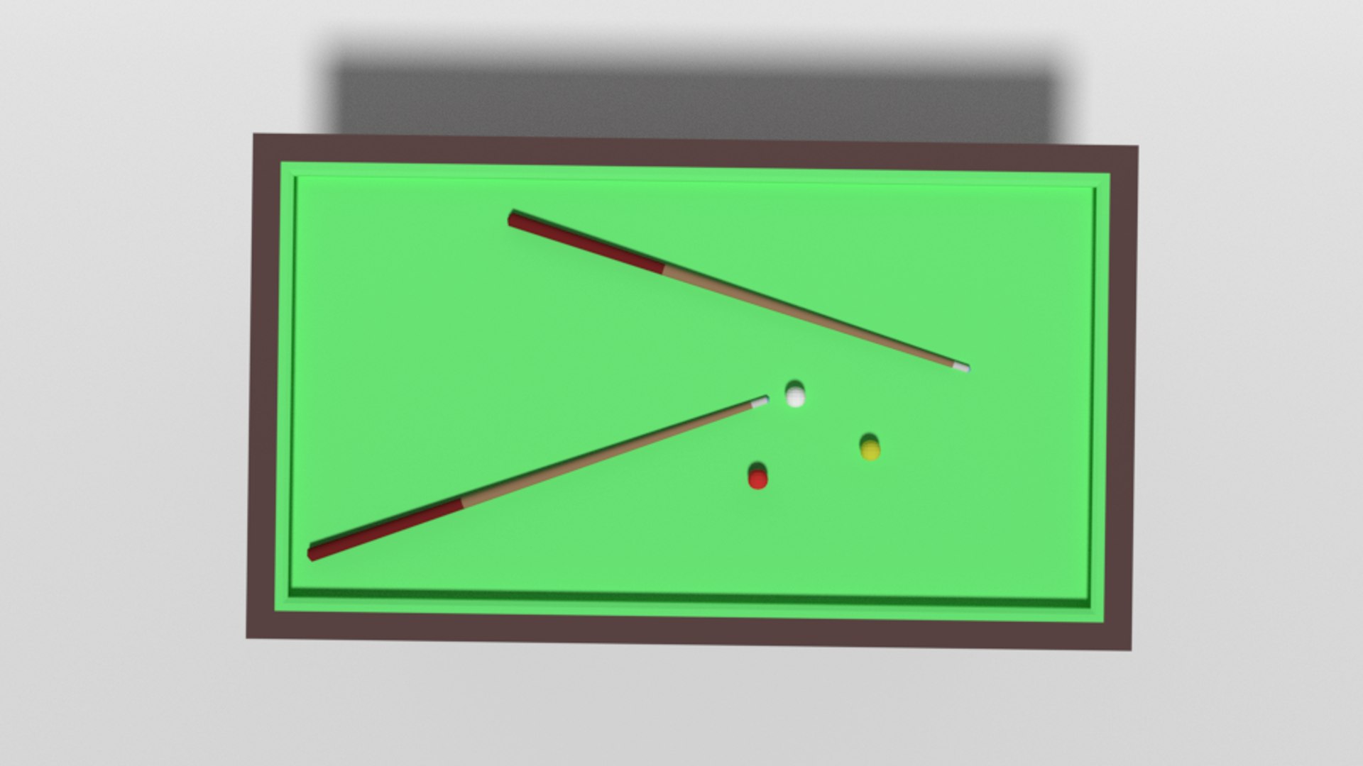 3D Carom Billiard Table Model - TurboSquid 1494778