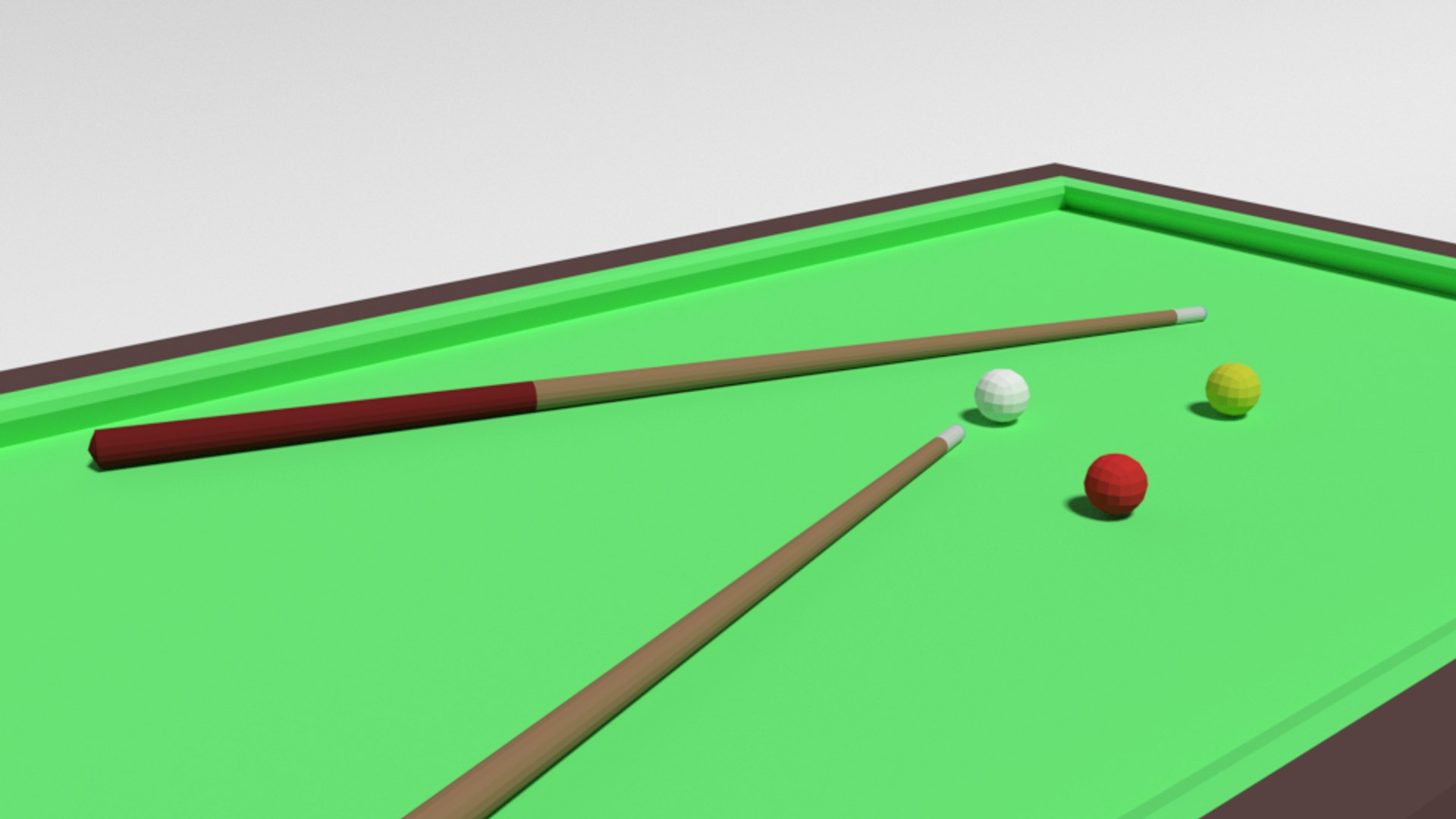3D Carom Billiard Table Model - TurboSquid 1494778