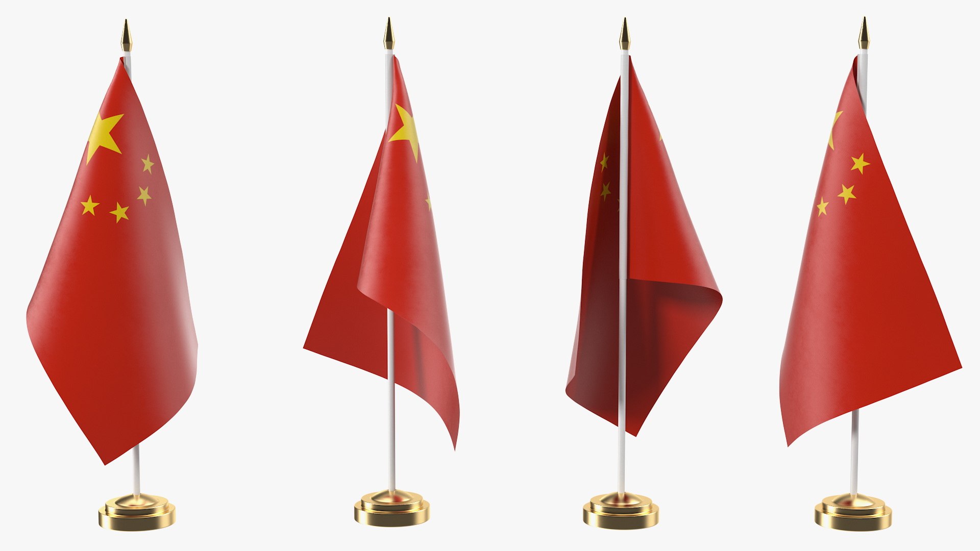3D Model Table Flag China - TurboSquid 1476482