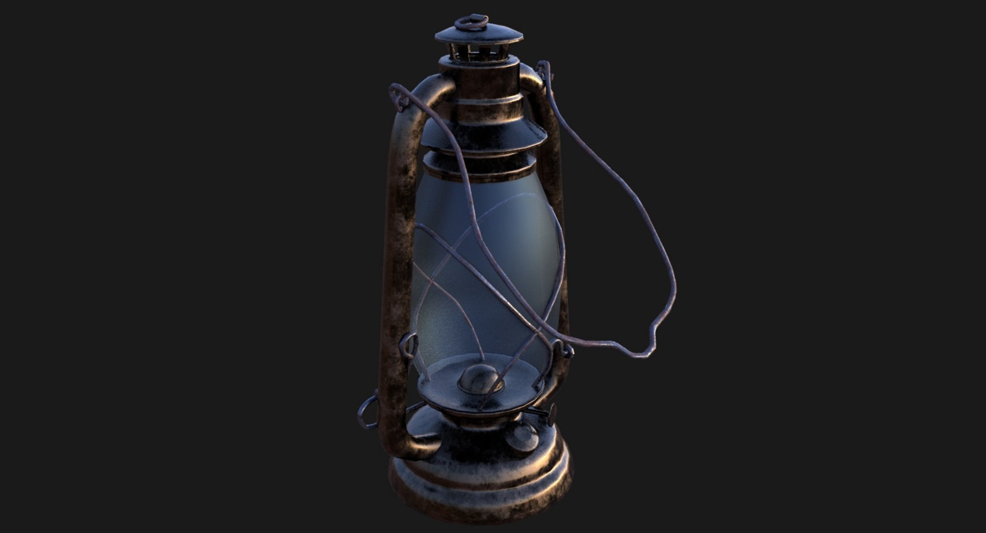 Kerosene lamp 3D model - TurboSquid 1464045
