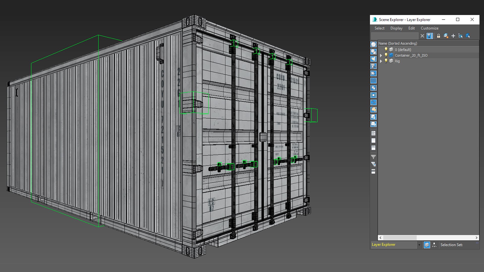 Container 20 Ft ISO 3D Model - TurboSquid 2144045