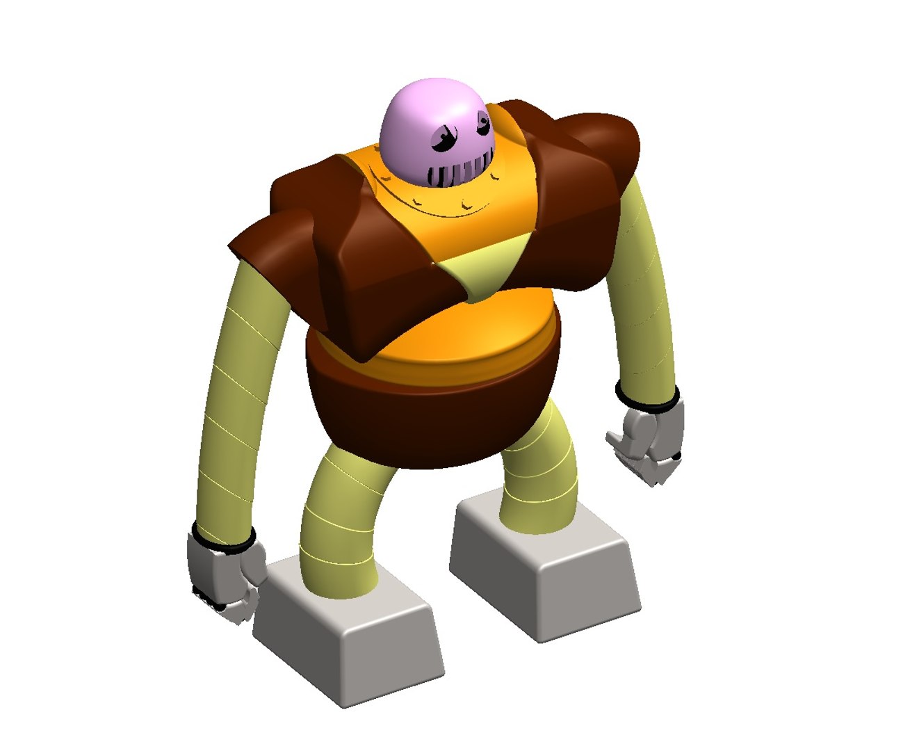 3d model boss robot