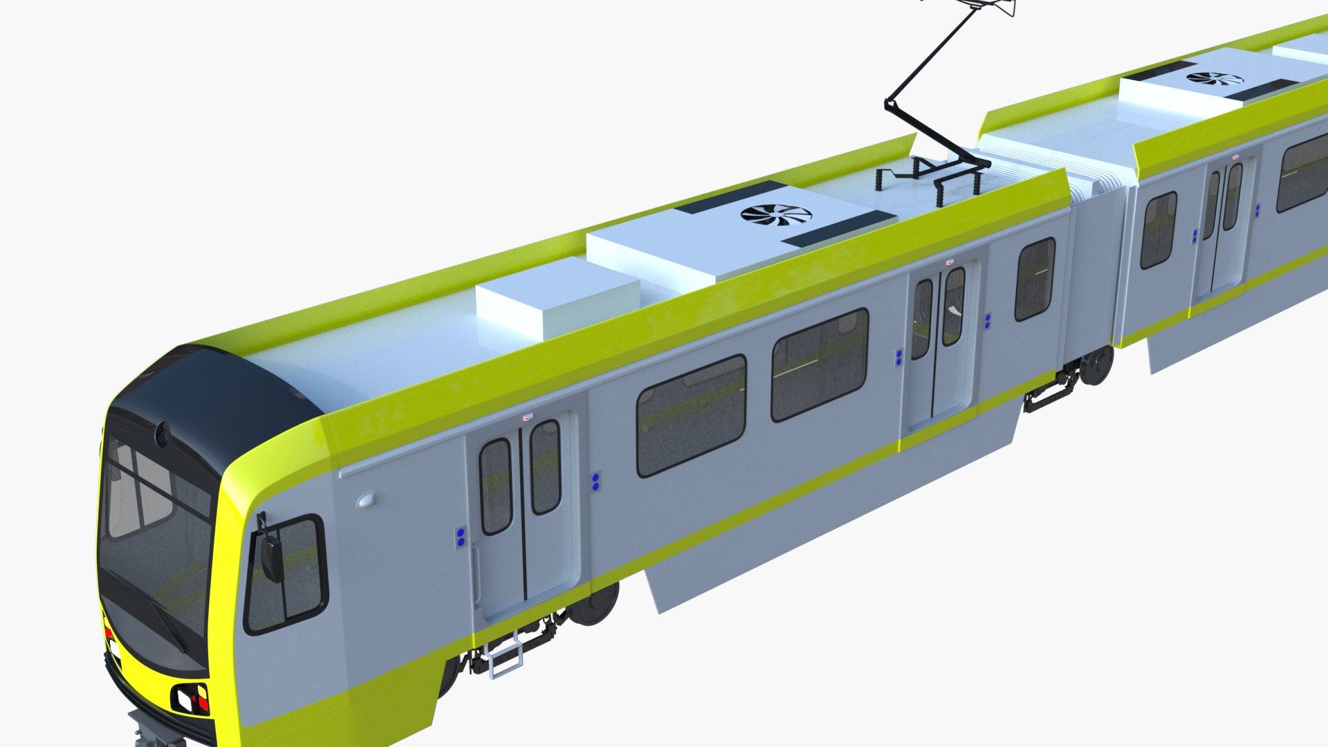 Los Angeles Metro Train 3D Model - TurboSquid 1560797
