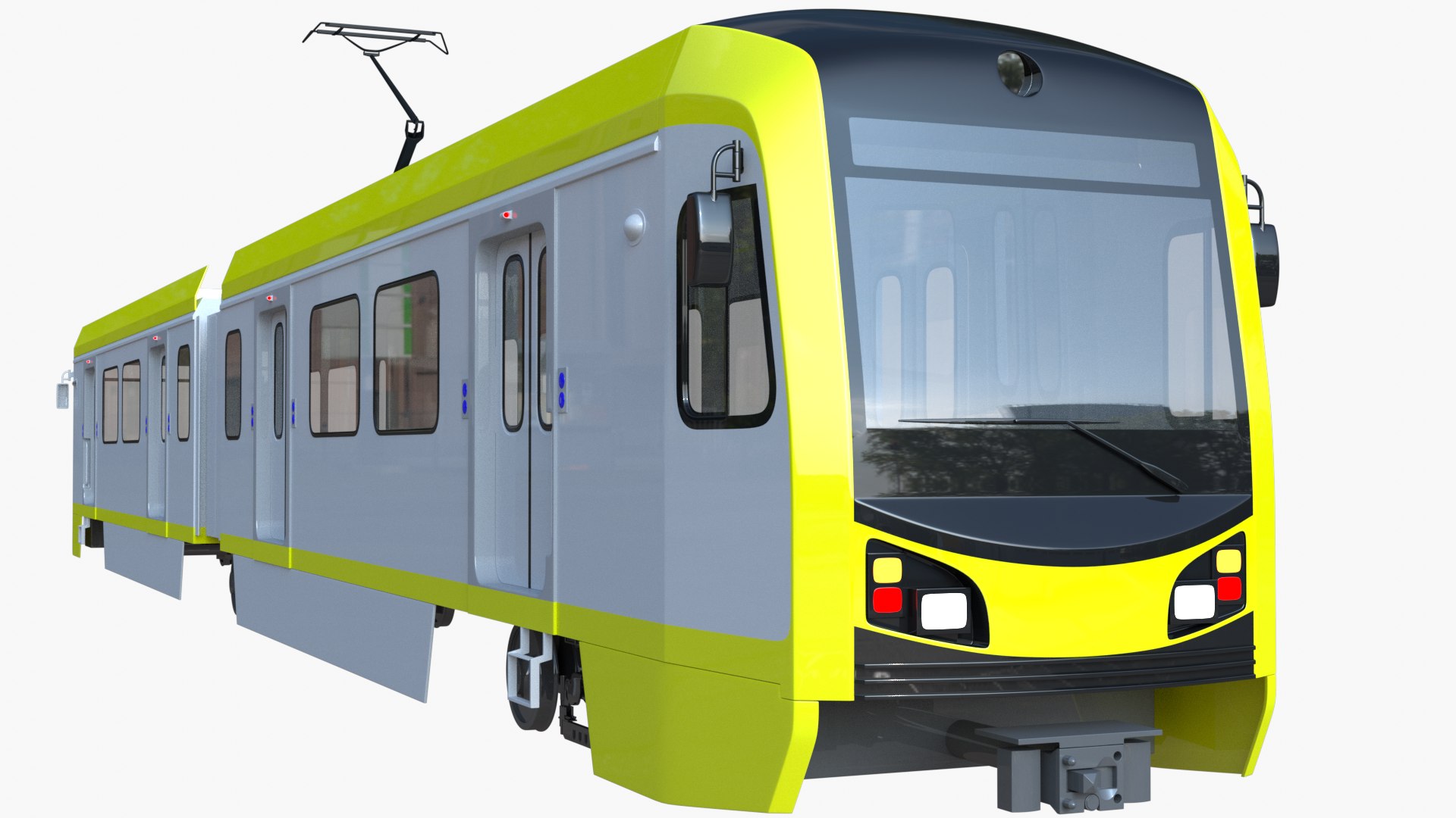 Los Angeles Metro Train 3D Model - TurboSquid 1560797