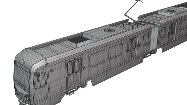 Los angeles metro train 3D model - TurboSquid 1560797