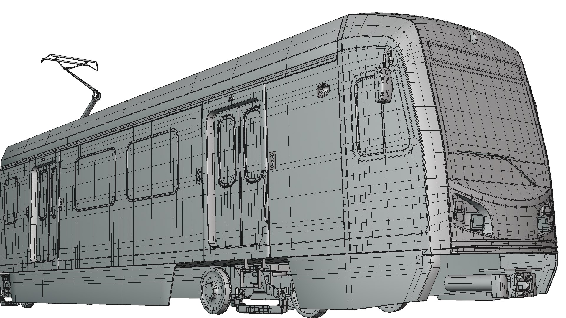 Los Angeles Metro Train 3D Model - TurboSquid 1560797