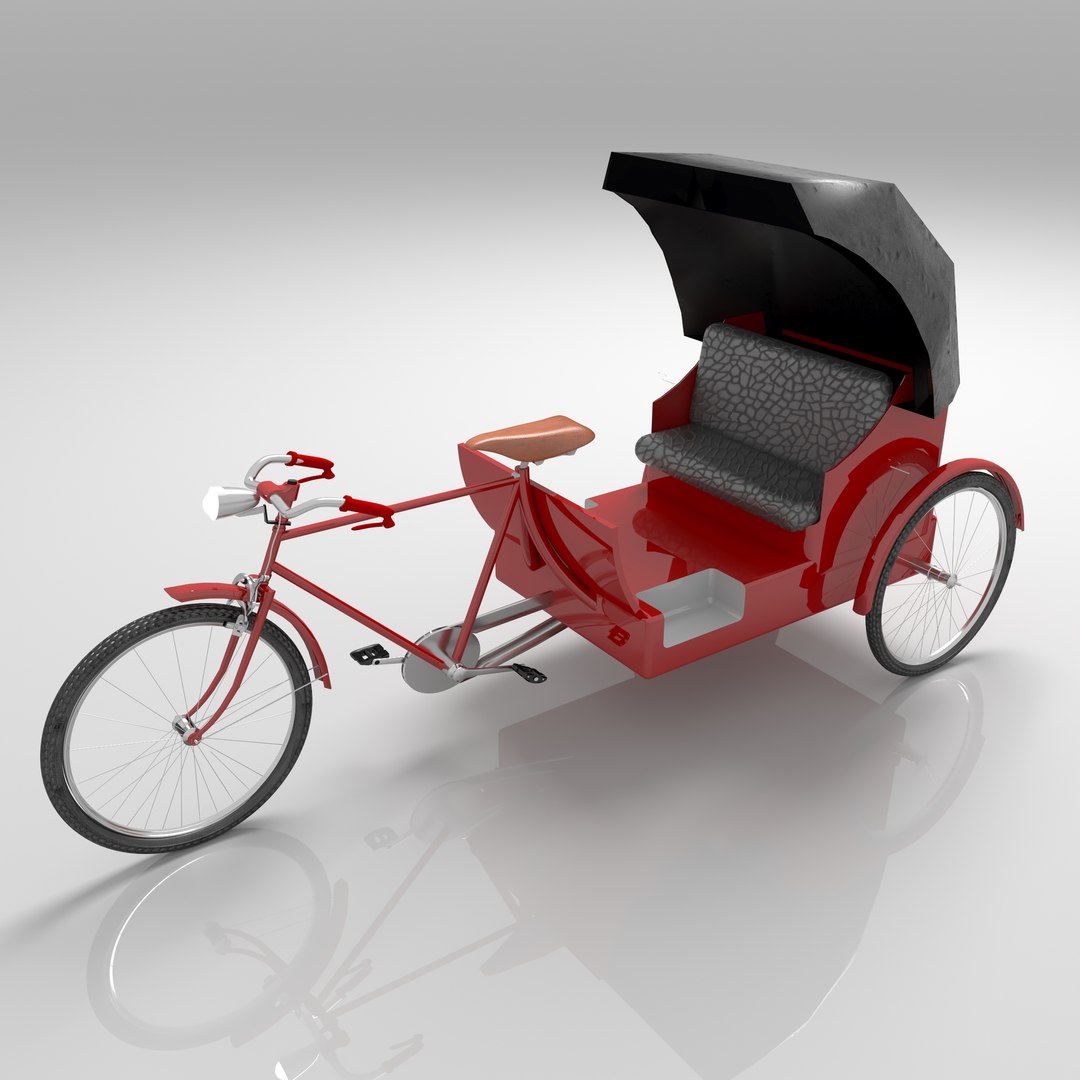 Bike Rickshaw V2 3D Model - TurboSquid 1640043
