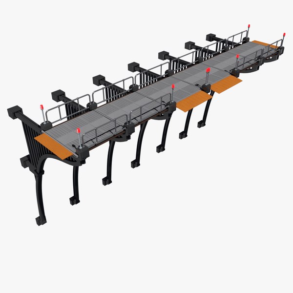 modelo 3d Puente de ciencia ficción - TurboSquid 802613