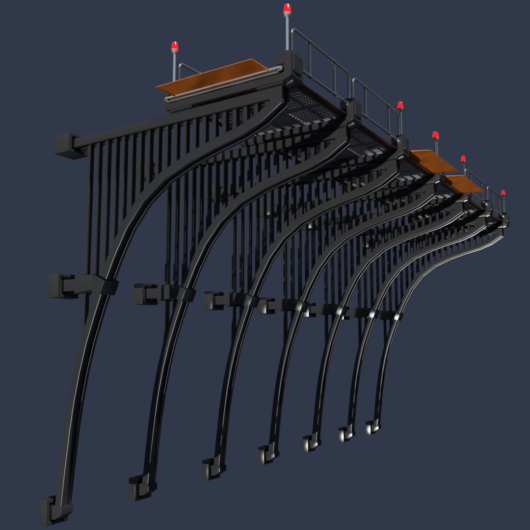 Sci-fi Bridge 3d Max