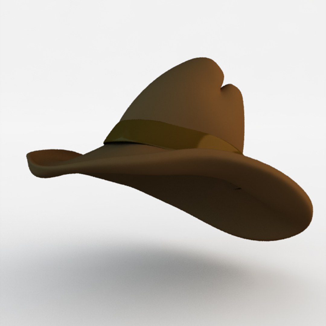3d stylish male hat model