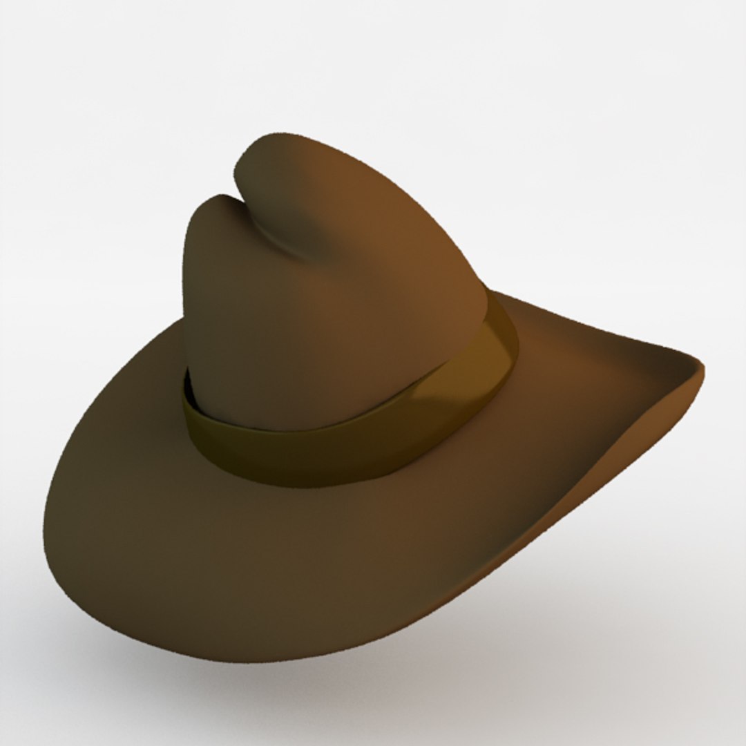 3d stylish male hat model