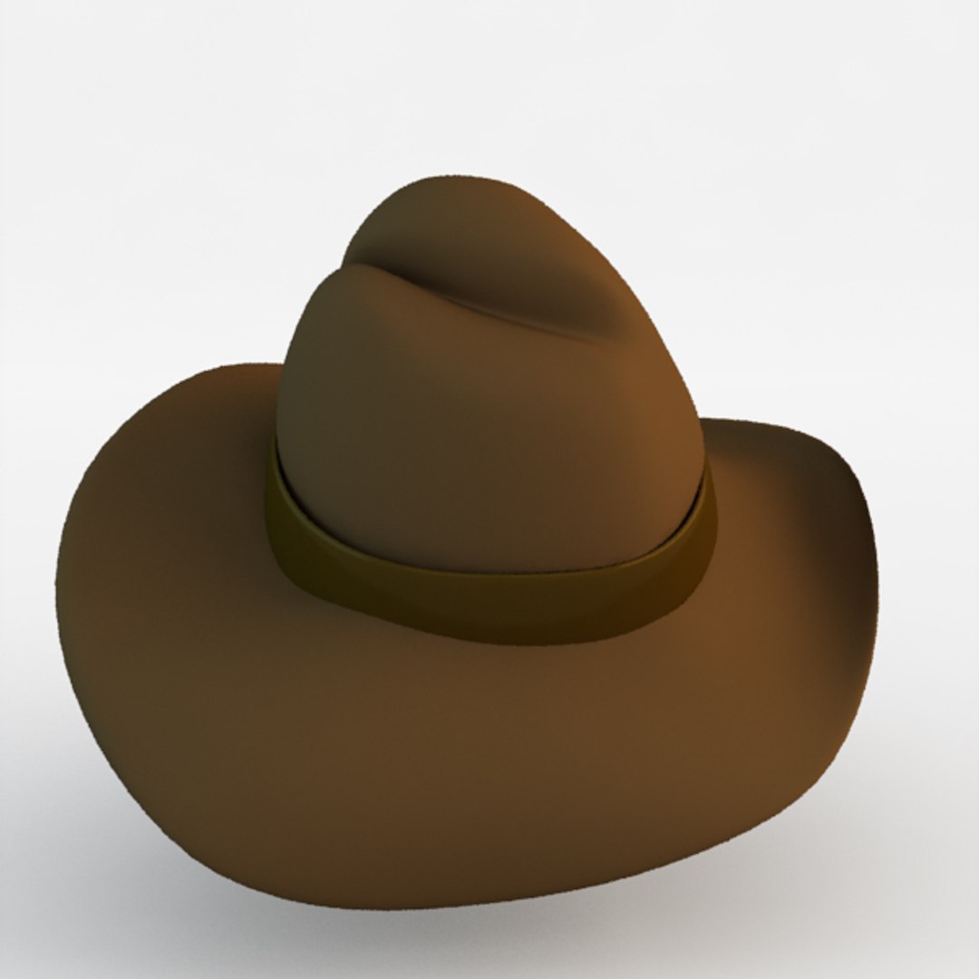 3d stylish male hat model