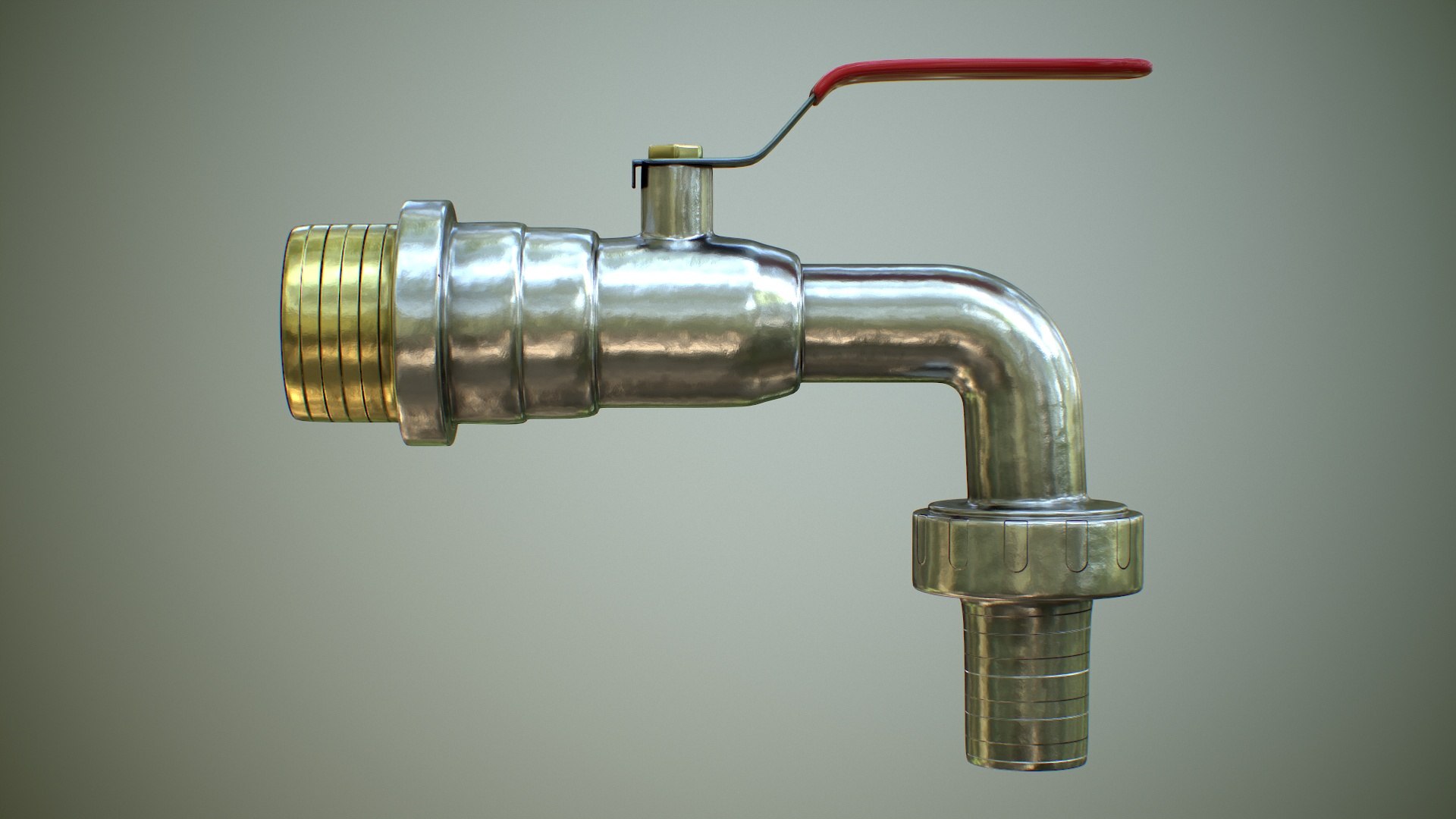 3D Model Garden Tap - TurboSquid 2096955