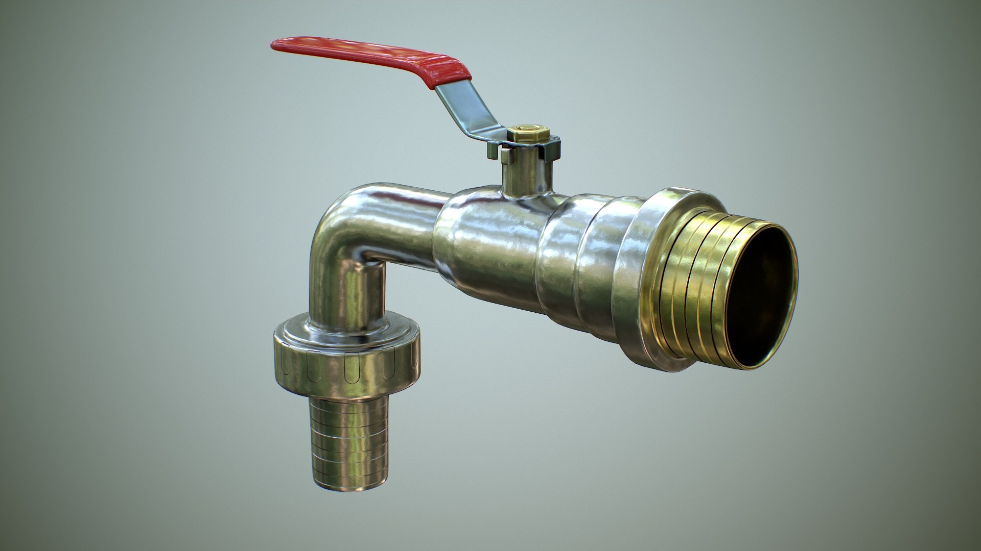 3D Model Garden Tap - TurboSquid 2096955