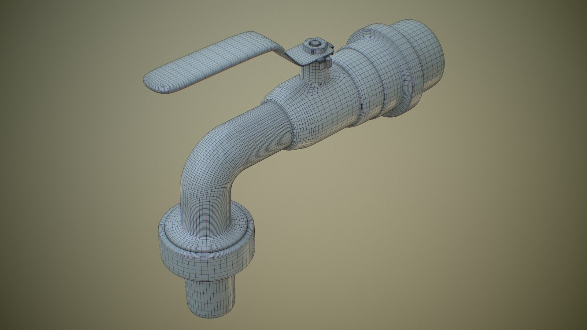 3D Model Garden Tap - TurboSquid 2096955