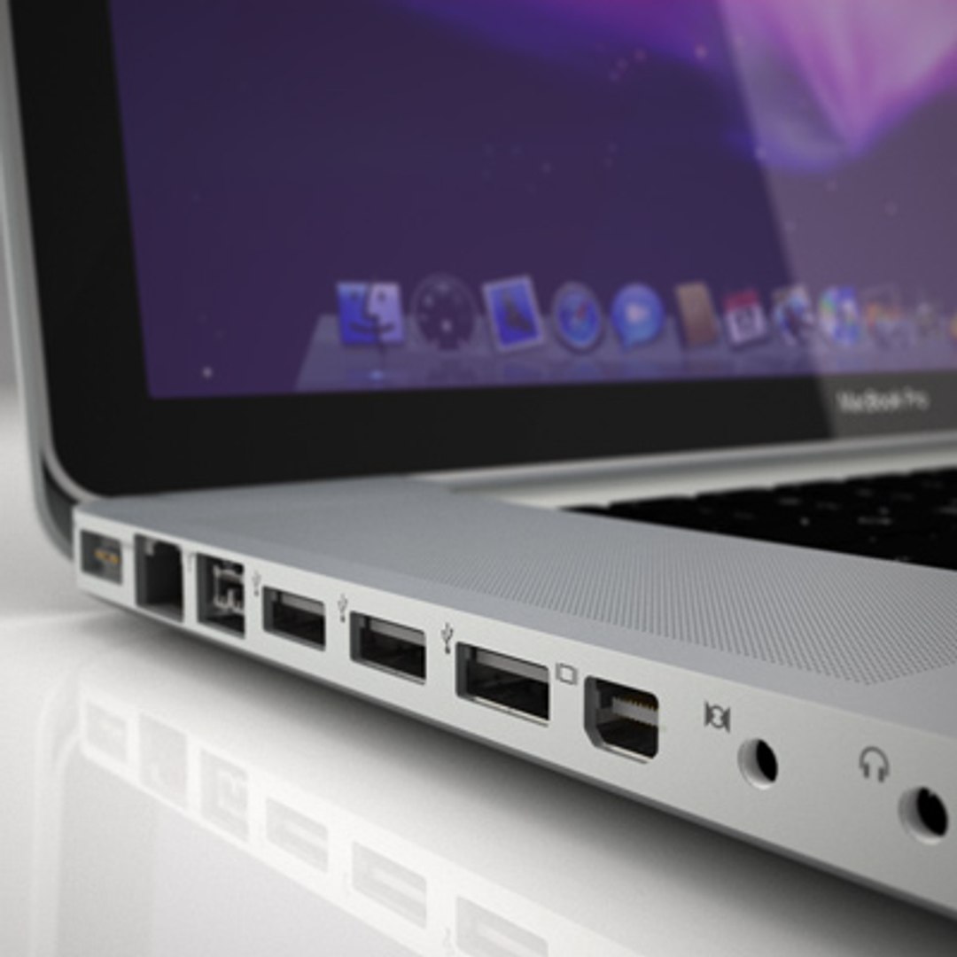 Apple Macbook Pro Led 3d Model