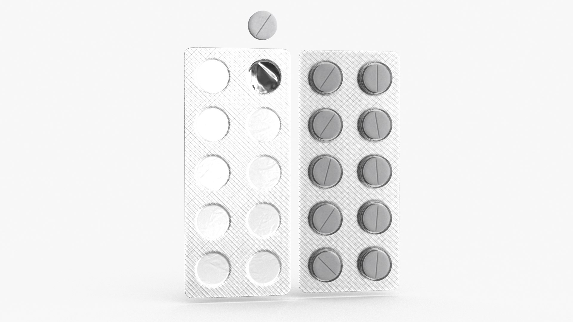3D Blister Pill Pack V1 - TurboSquid 2277410