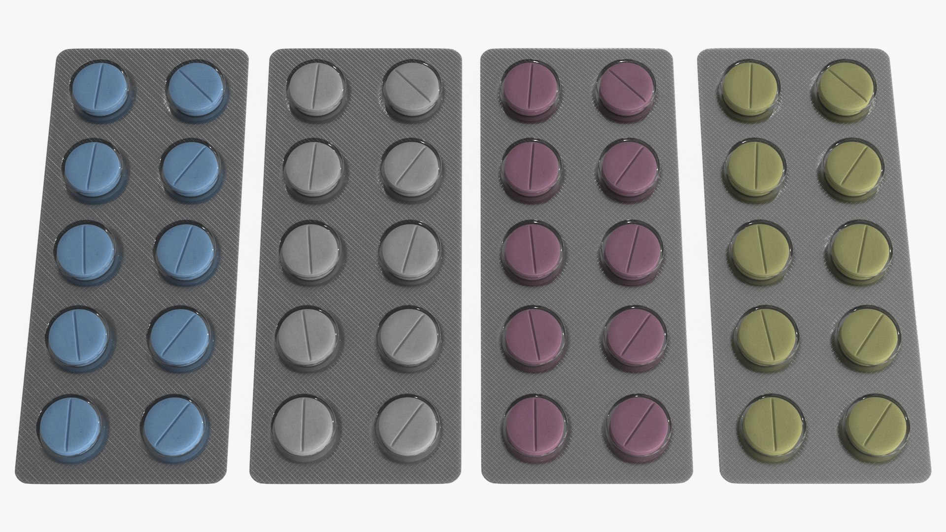 3D Blister Pill Pack V1 - TurboSquid 2277410