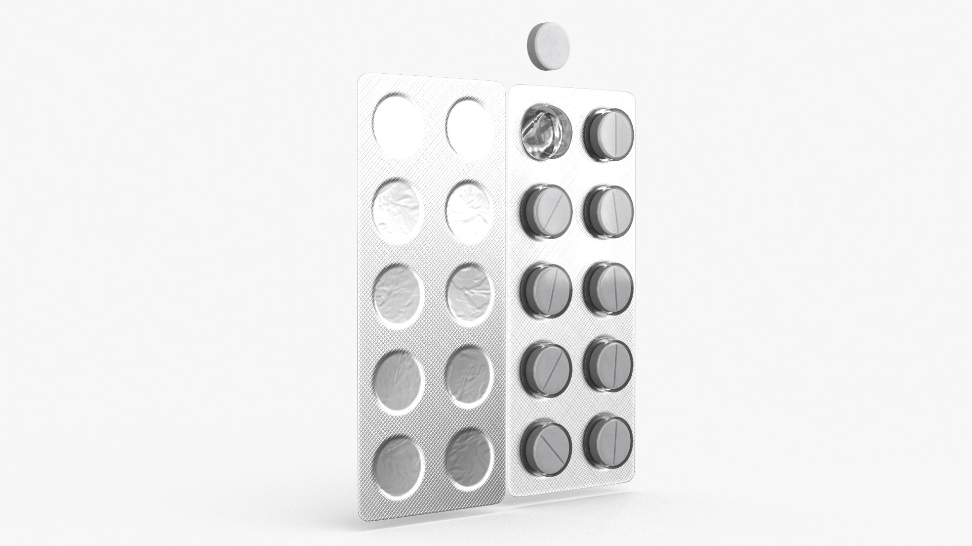 3D Blister Pill Pack V1 - TurboSquid 2277410