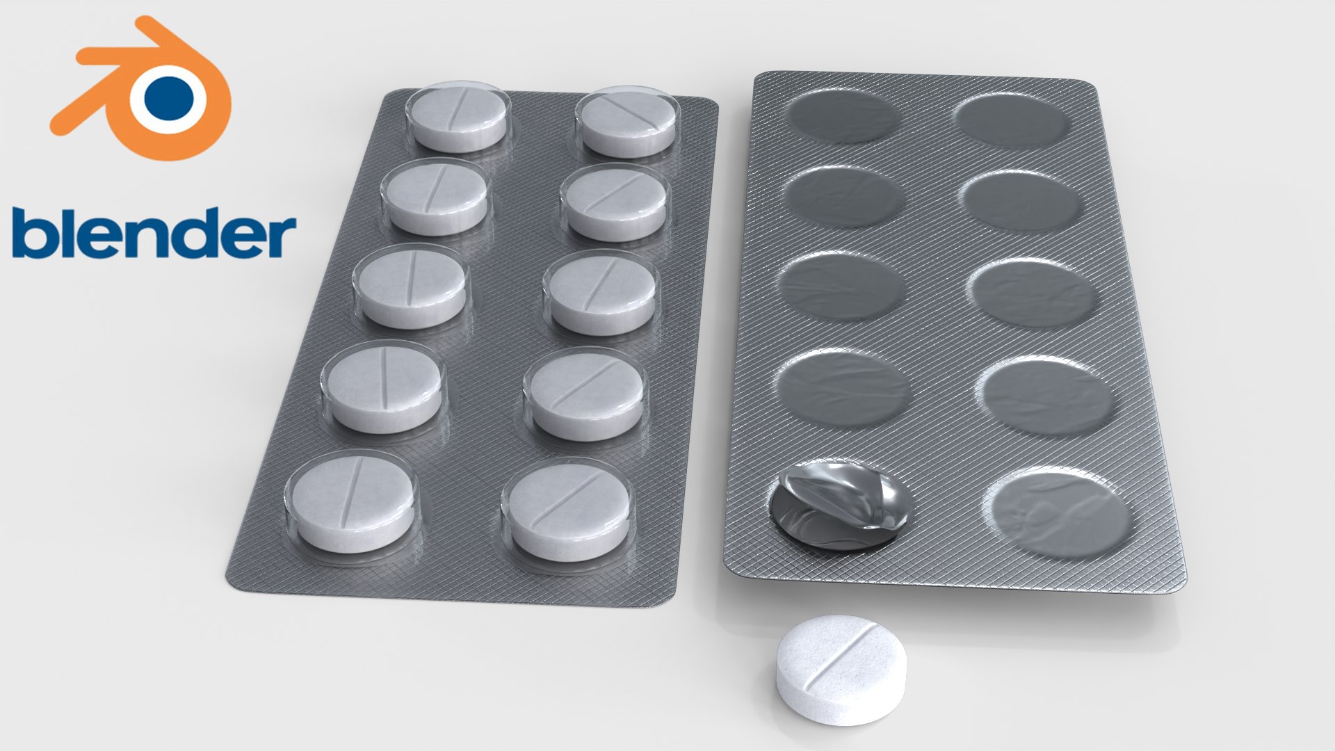 3D Blister Pill Pack V1 - TurboSquid 2277410