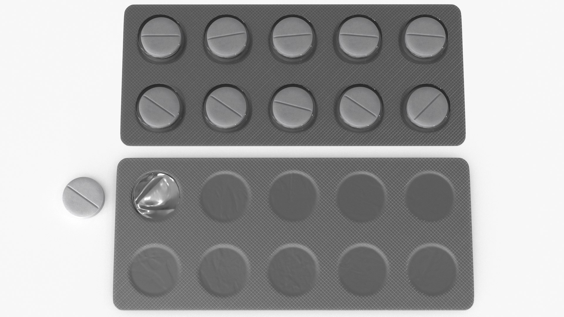 3D Blister Pill Pack V1 - TurboSquid 2277410