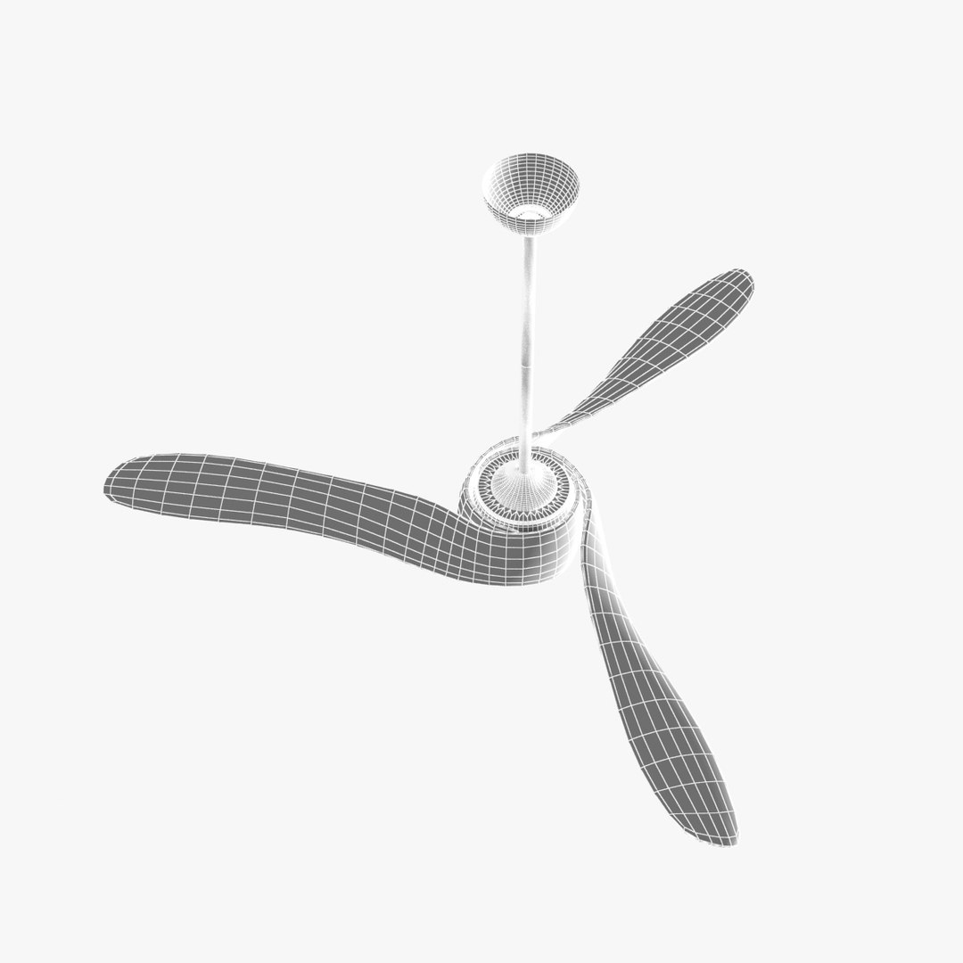 Fan 3 Vanes Ceiling 3D - TurboSquid 1179287