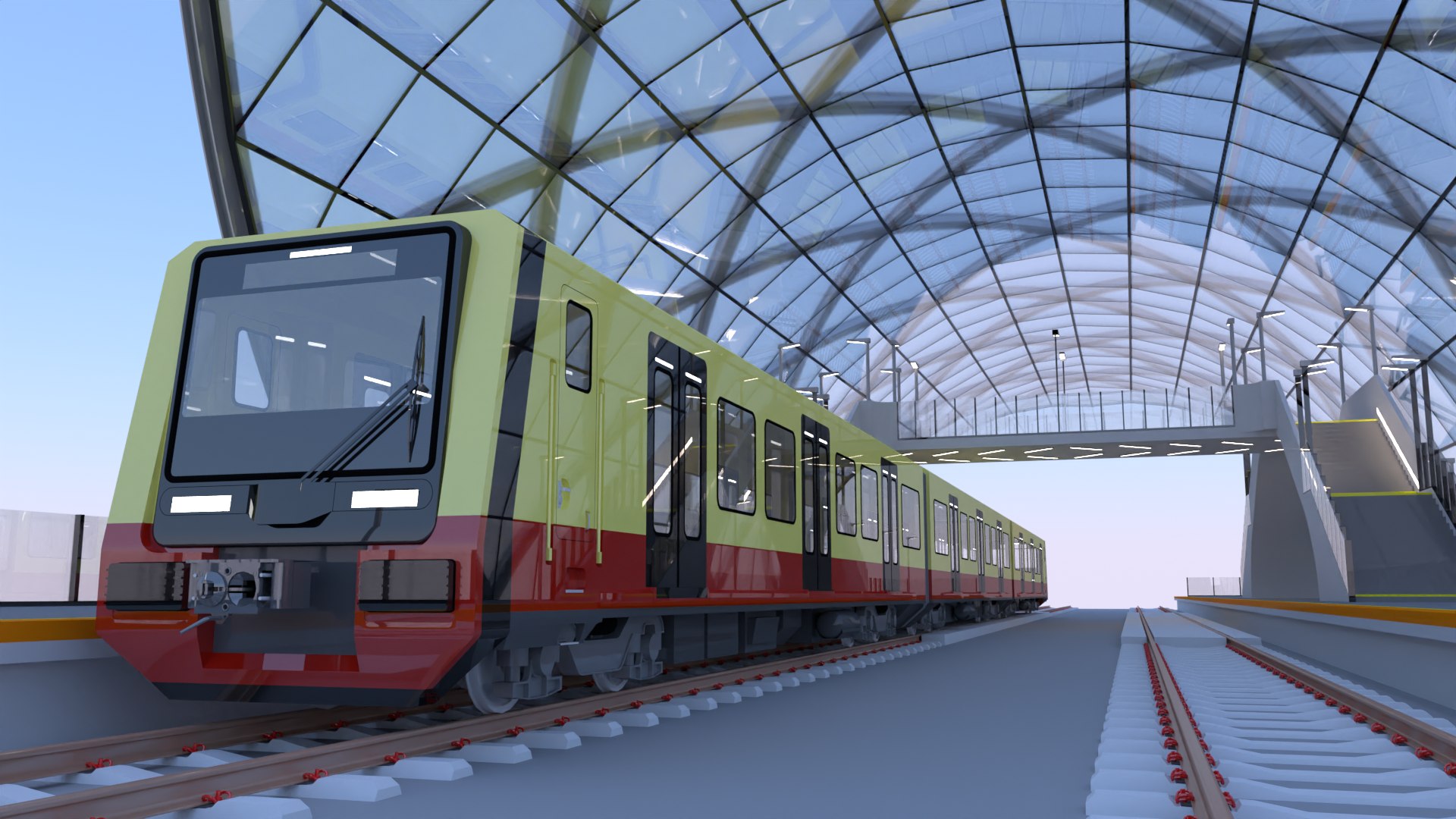 3D S-bahn Station - TurboSquid 2042929