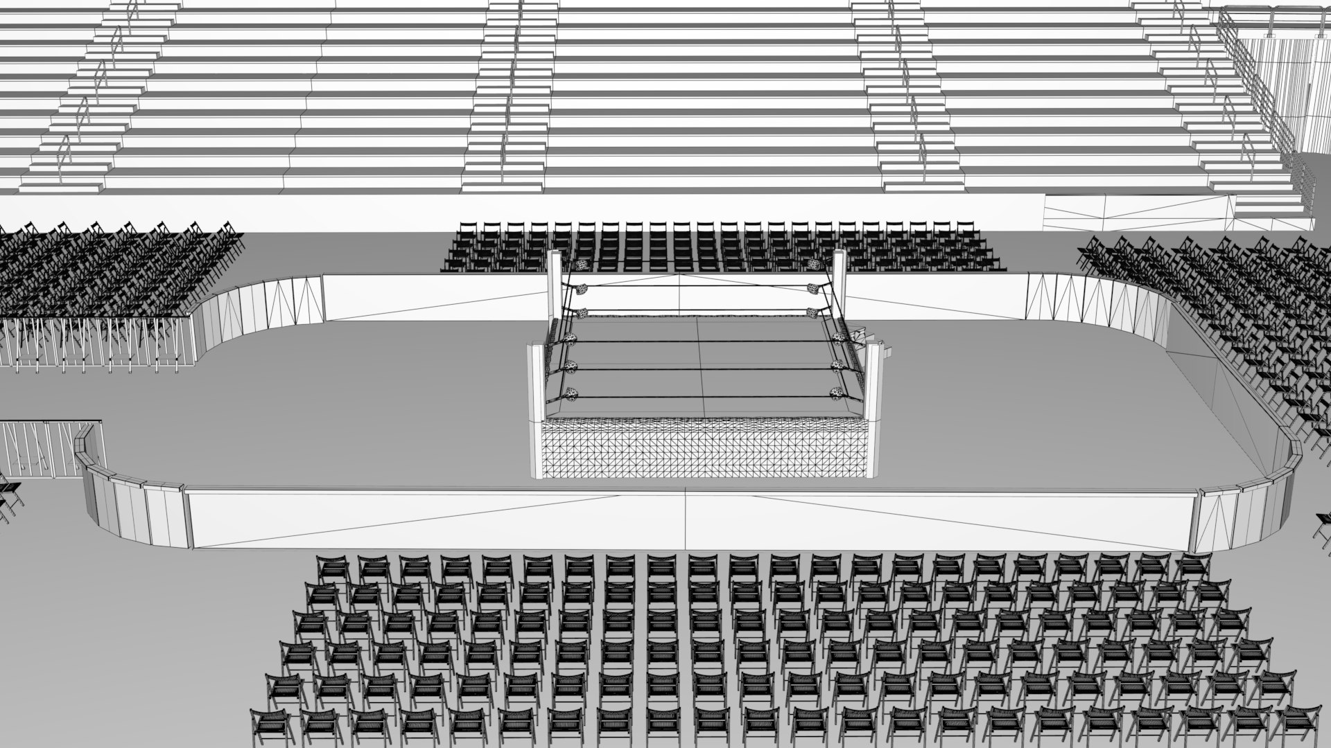 3D Model WWE Stadium - TurboSquid 2377547