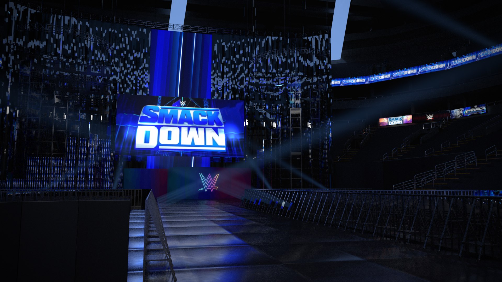 3D Model WWE Stadium - TurboSquid 2377547