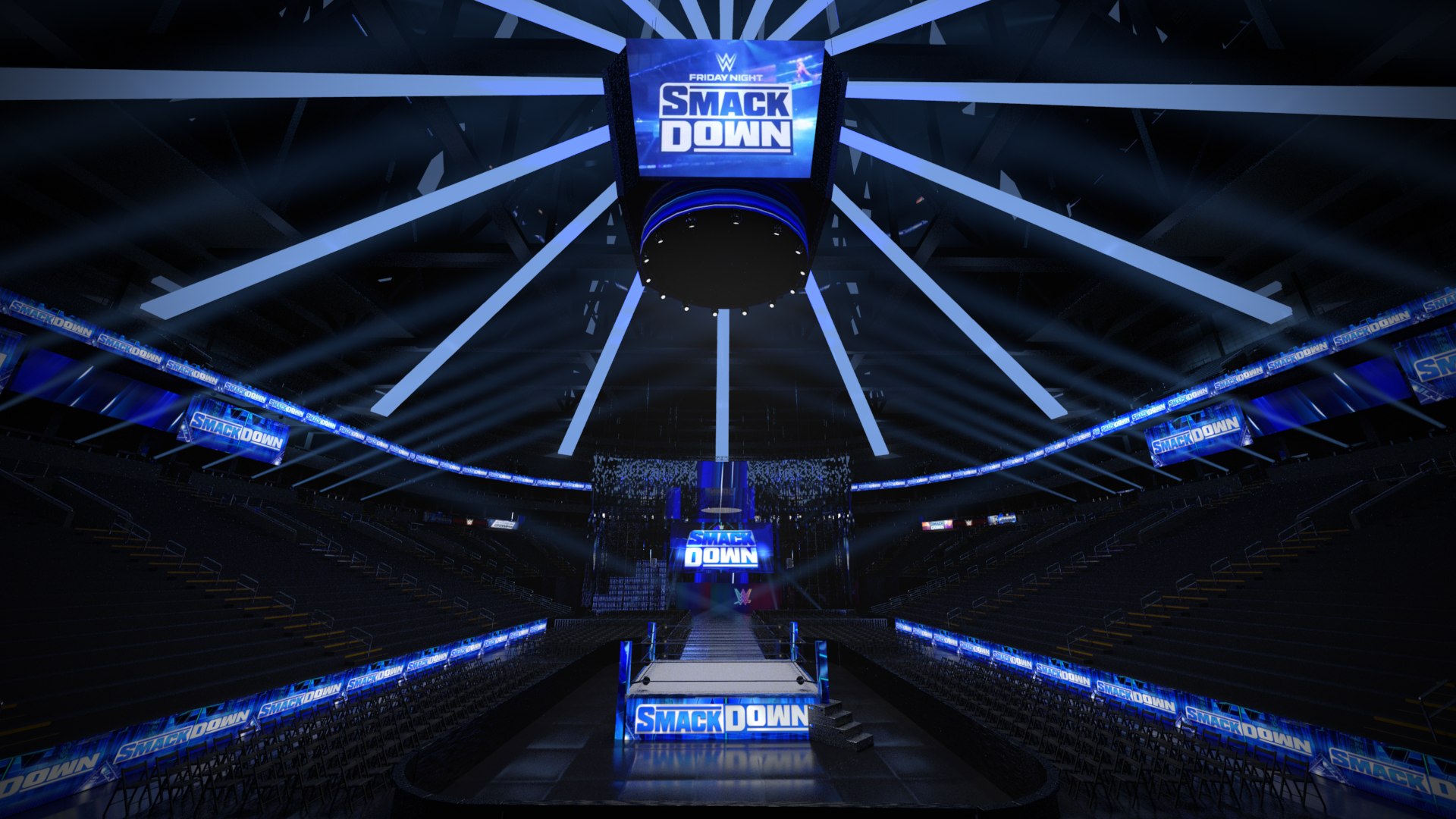3D Model WWE Stadium - TurboSquid 2377547