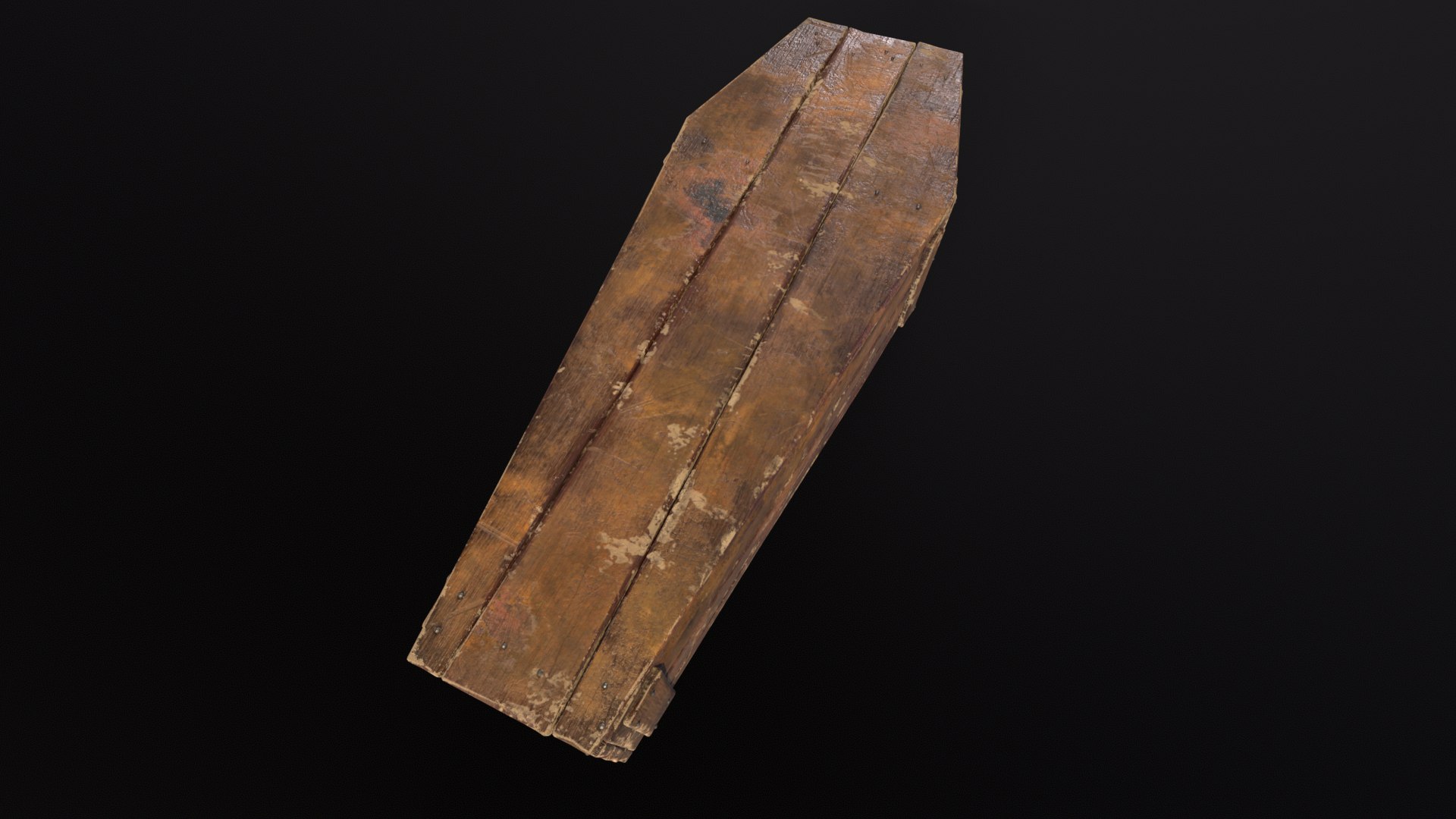 Rustic Wooden Coffin 3D - TurboSquid 2198324