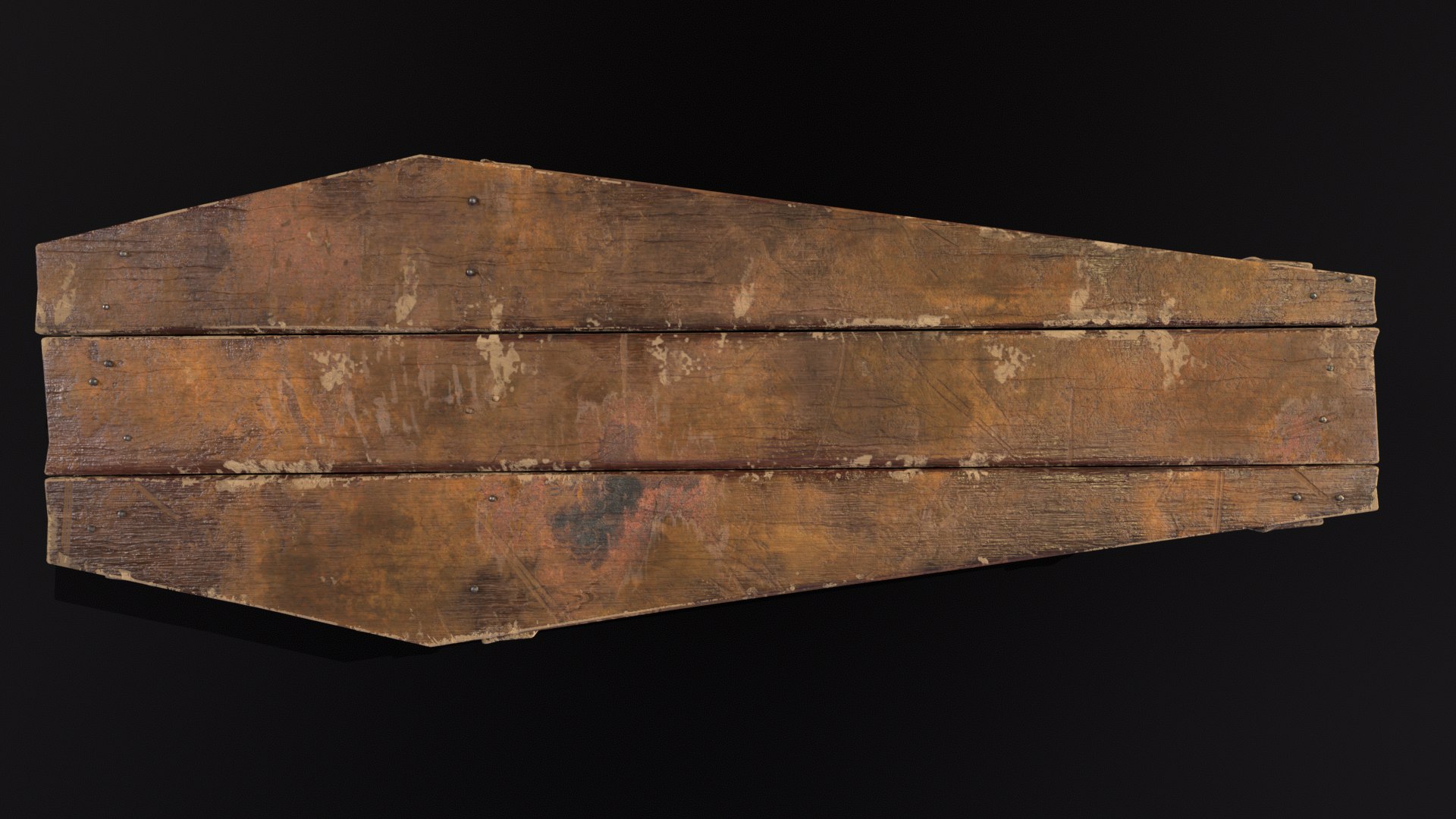 Rustic Wooden Coffin 3D - TurboSquid 2198324