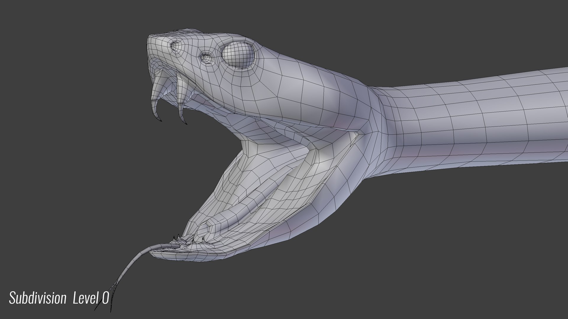 3D Model Realistic Snake - TurboSquid 1277884