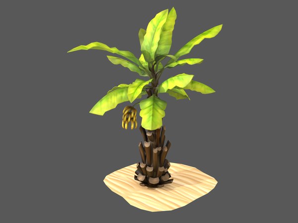Stylized banana tree palm 3D - TurboSquid 1488484