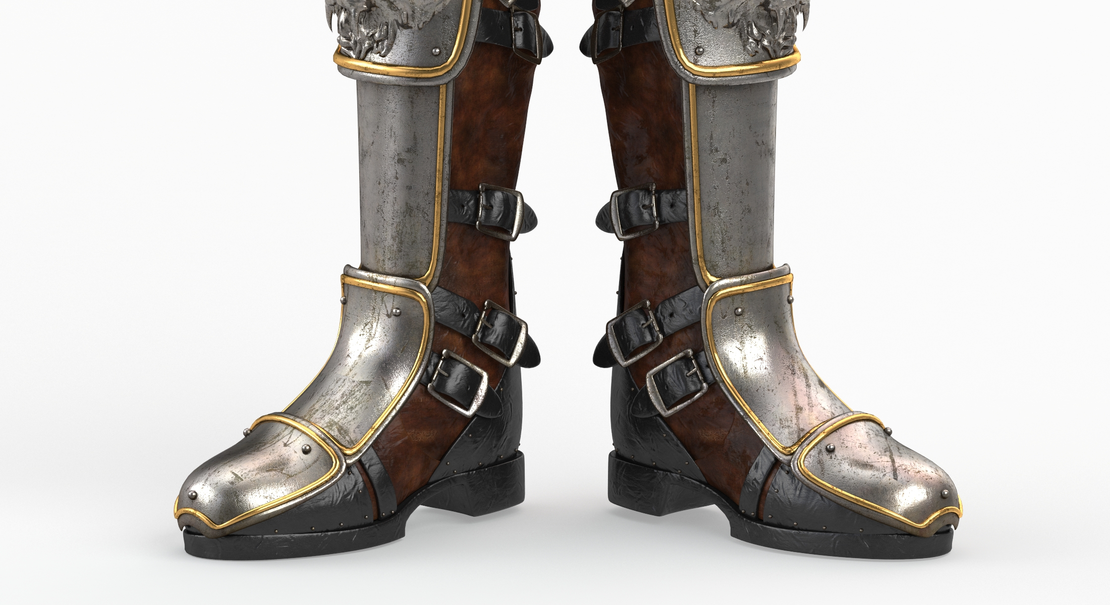 Armor boot 3D model - TurboSquid 1169762
