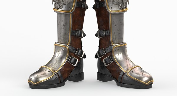Armor boot 3D model - TurboSquid 1169762