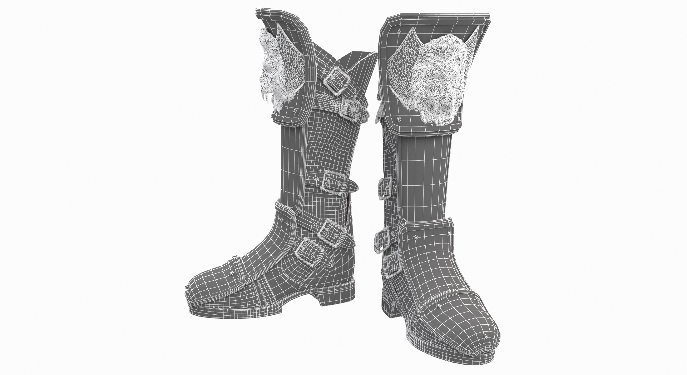 Armor boot 3D model - TurboSquid 1169762