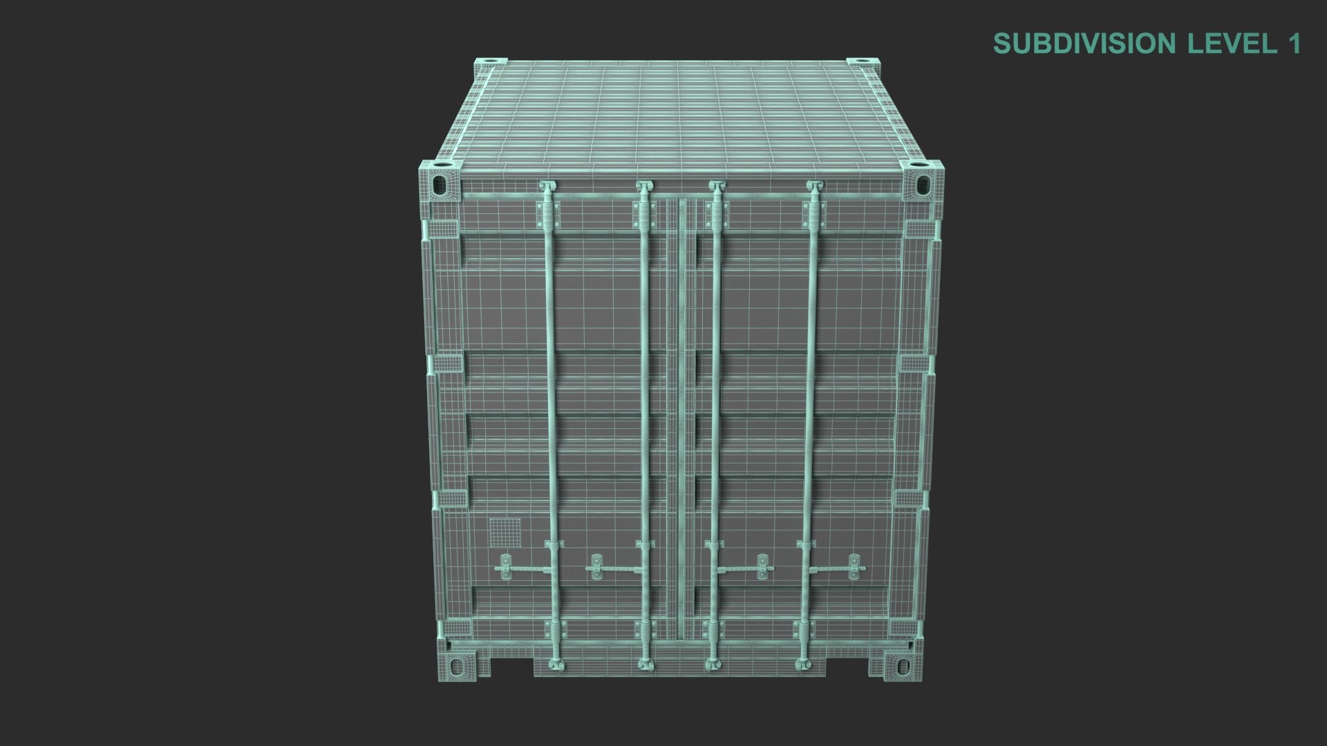3D 10ft Shipping Container - TurboSquid 1934399
